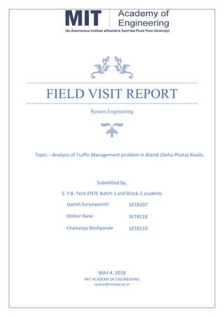 Field visit report | PDF