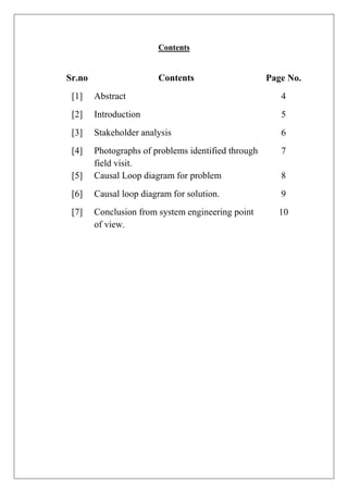 Field visit report | PDF