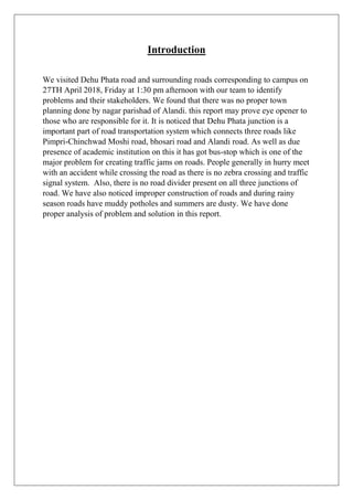 Field visit report | PDF