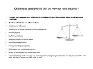 Student Fieldwork: Anthropology | PDF
