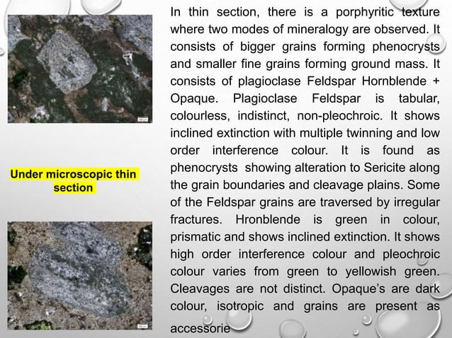 GEOLOGICAL MAPPING, PETROGRAPHIC STUDY and FIELD RELATION OF KARIGHATTA ...