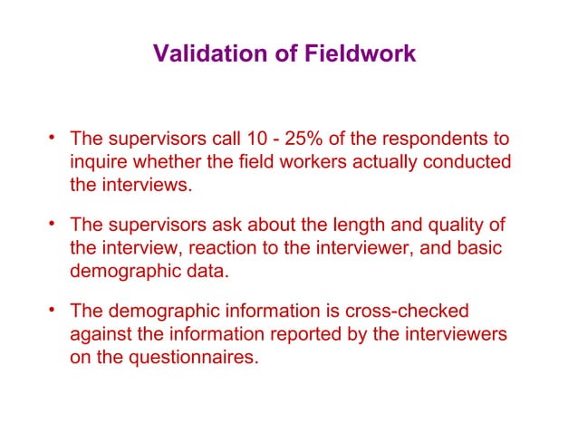 Fieldwork/ Data collection process | PPT | Resume Writing and Advice ...