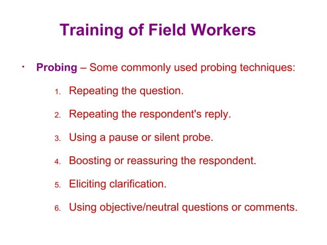 Fieldwork/ Data collection process | PPT | Resume Writing and Advice ...