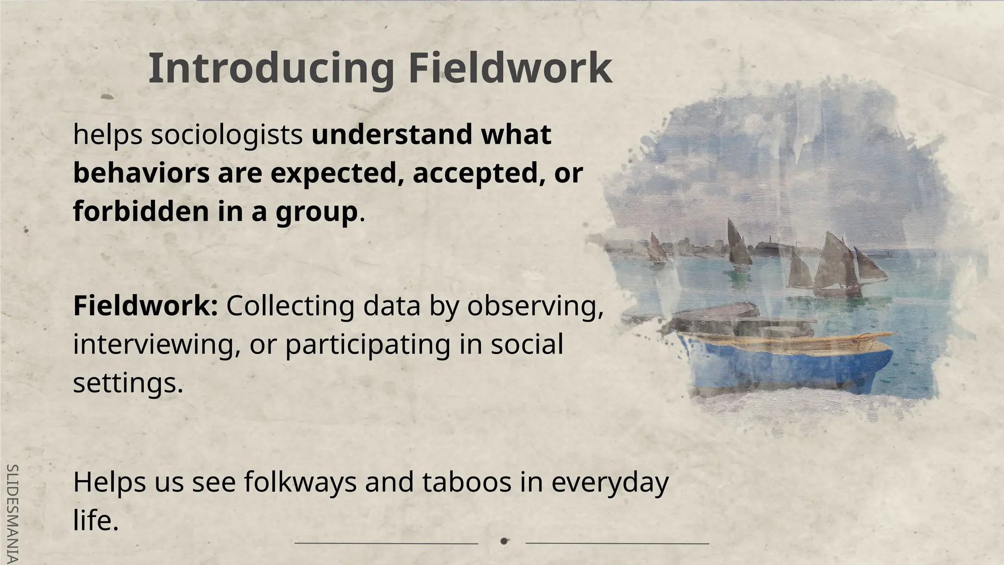 High school sociology class fieldwork norms | PPTX