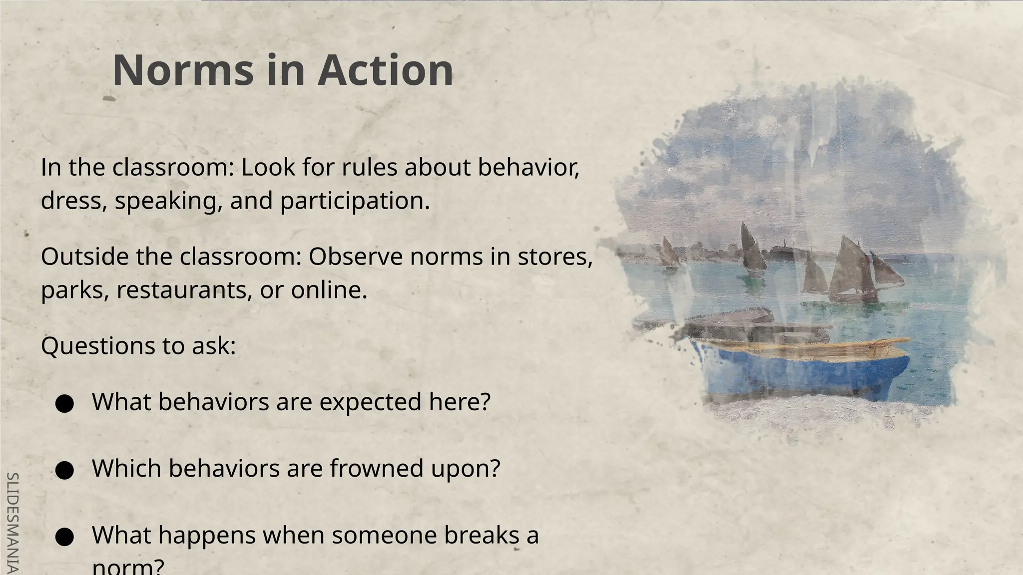 High school sociology class fieldwork norms | PPTX