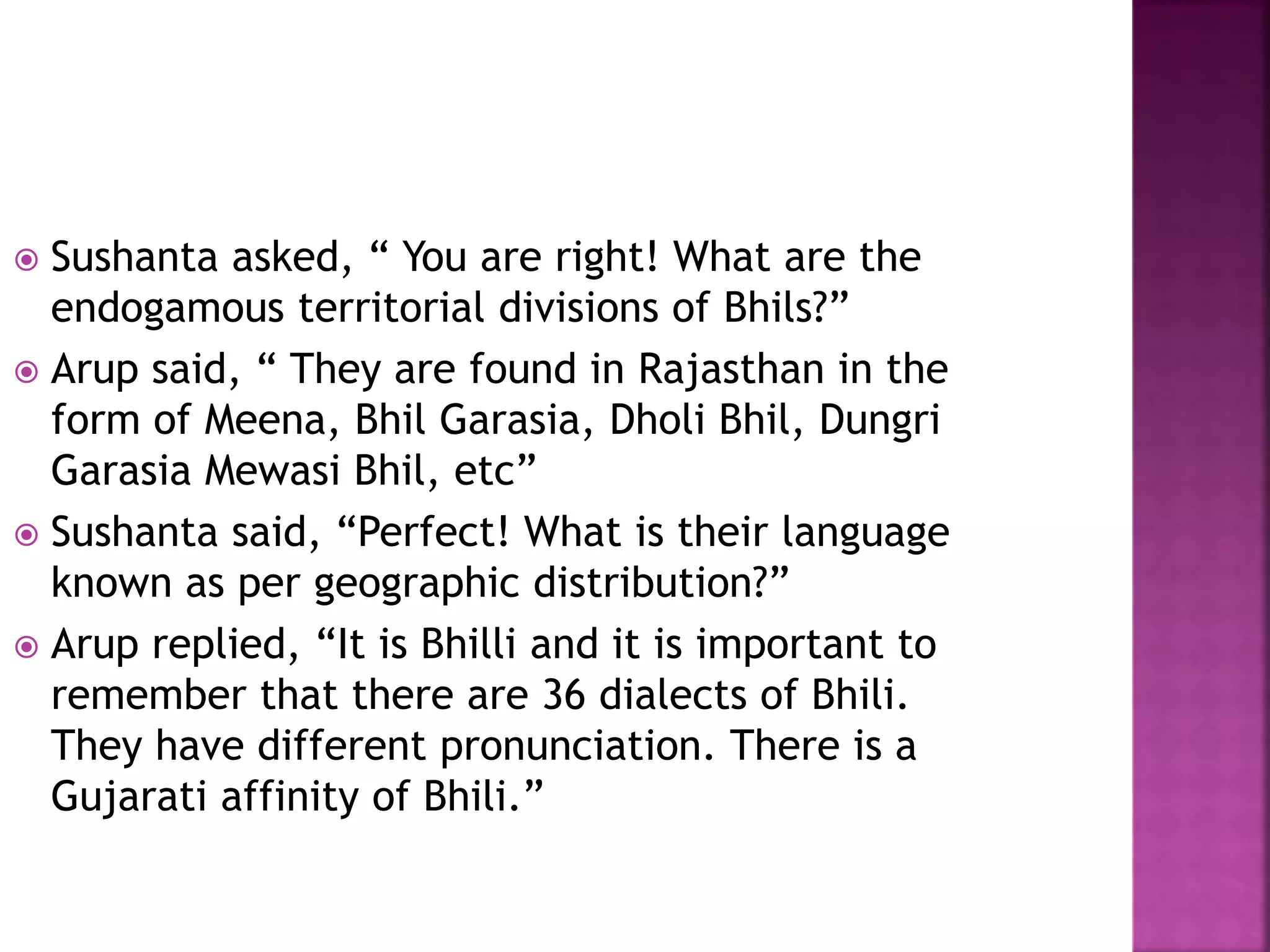 Field Work among The Bhil Tribe (short story) | PPTX