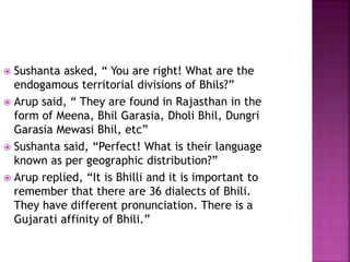 Field Work among The Bhil Tribe (short story) | PPTX