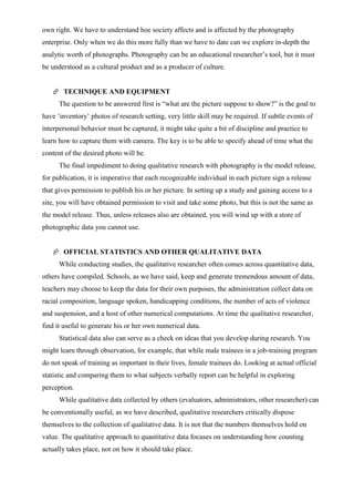 Fieldwork and qualitative data | DOCX