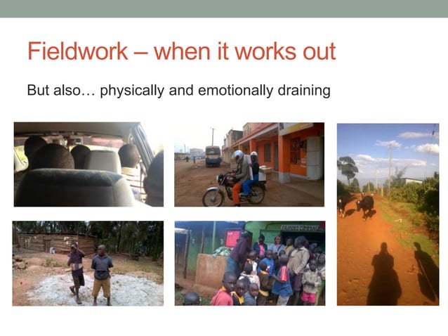 Fieldwork do’s and don'ts by Ellen Hoefsloot | PPTX