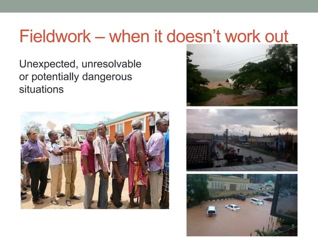 Fieldwork do’s and don'ts by Ellen Hoefsloot | PPTX