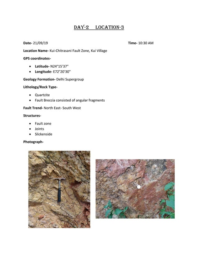 Geological Fieldwork File | PDF | Geography | Science