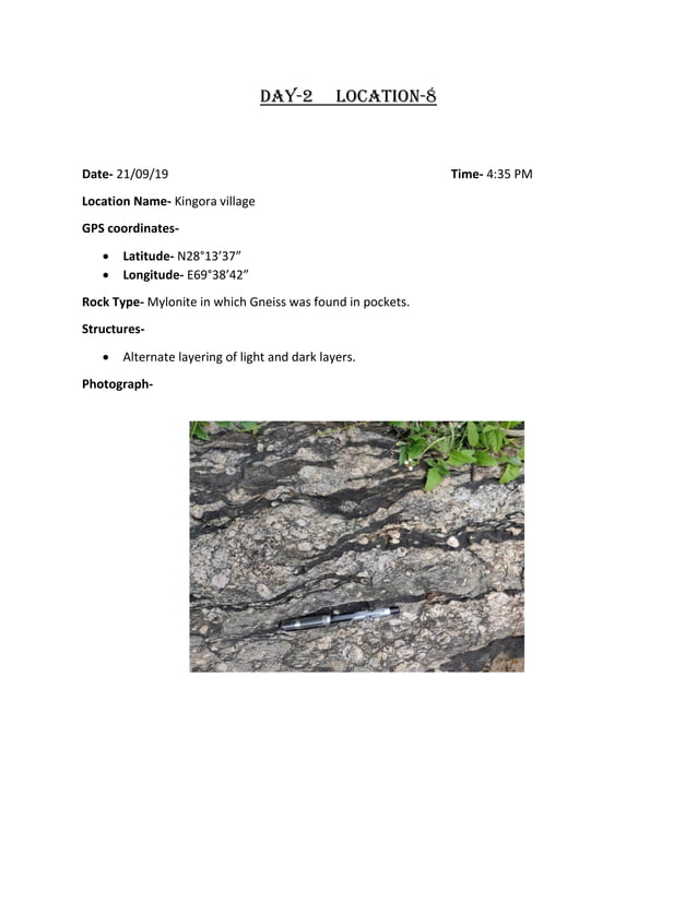 Geological Fieldwork File | PDF | Geography | Science