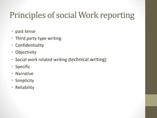 Field work practice in social work | PPTX