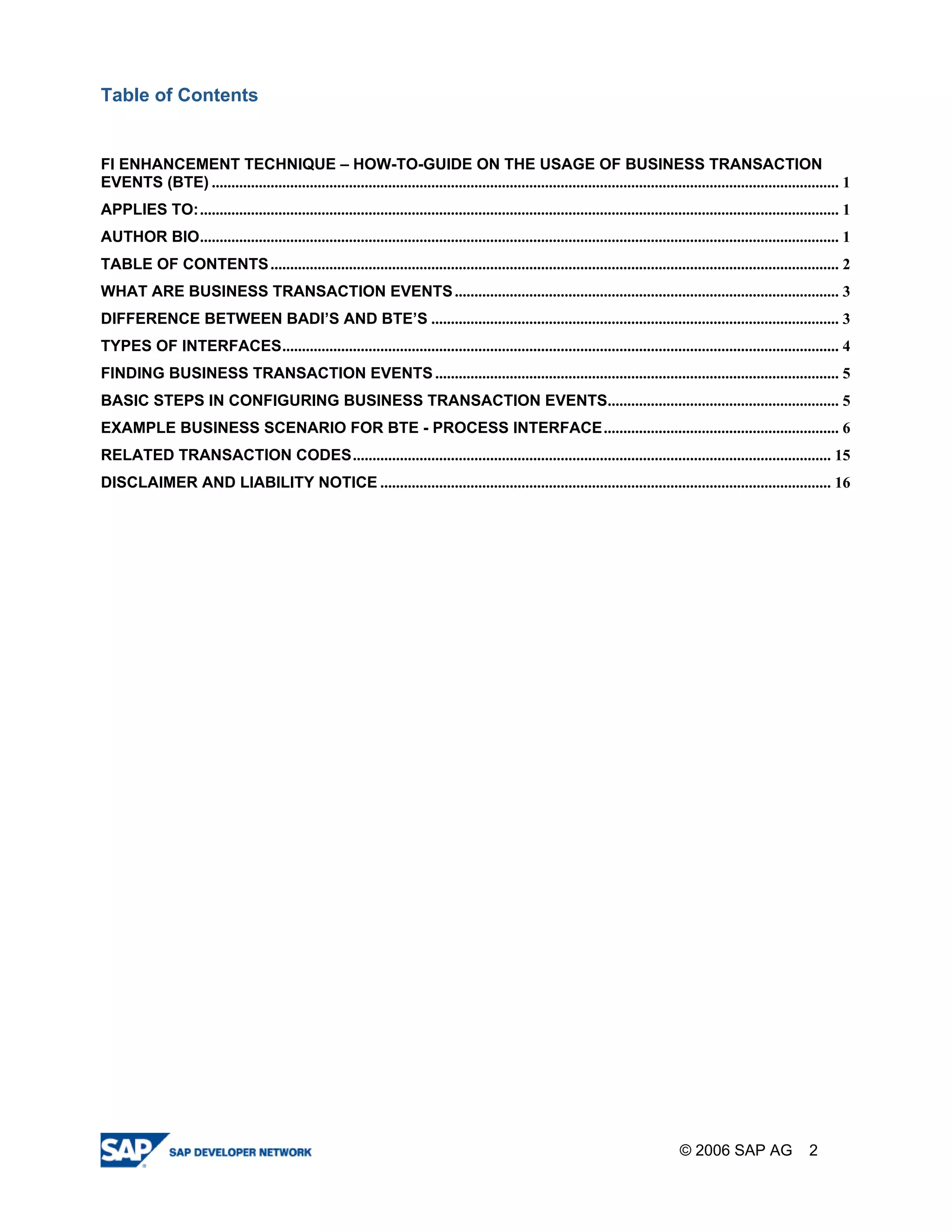 Fi enhancement technique how-to-guide on the usage of business transaction events (bte).doc