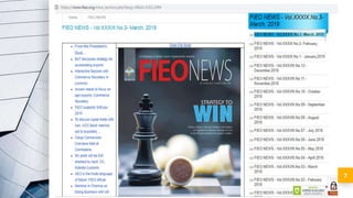 Fieo ( Federation of Indian export organisations) | PPTX