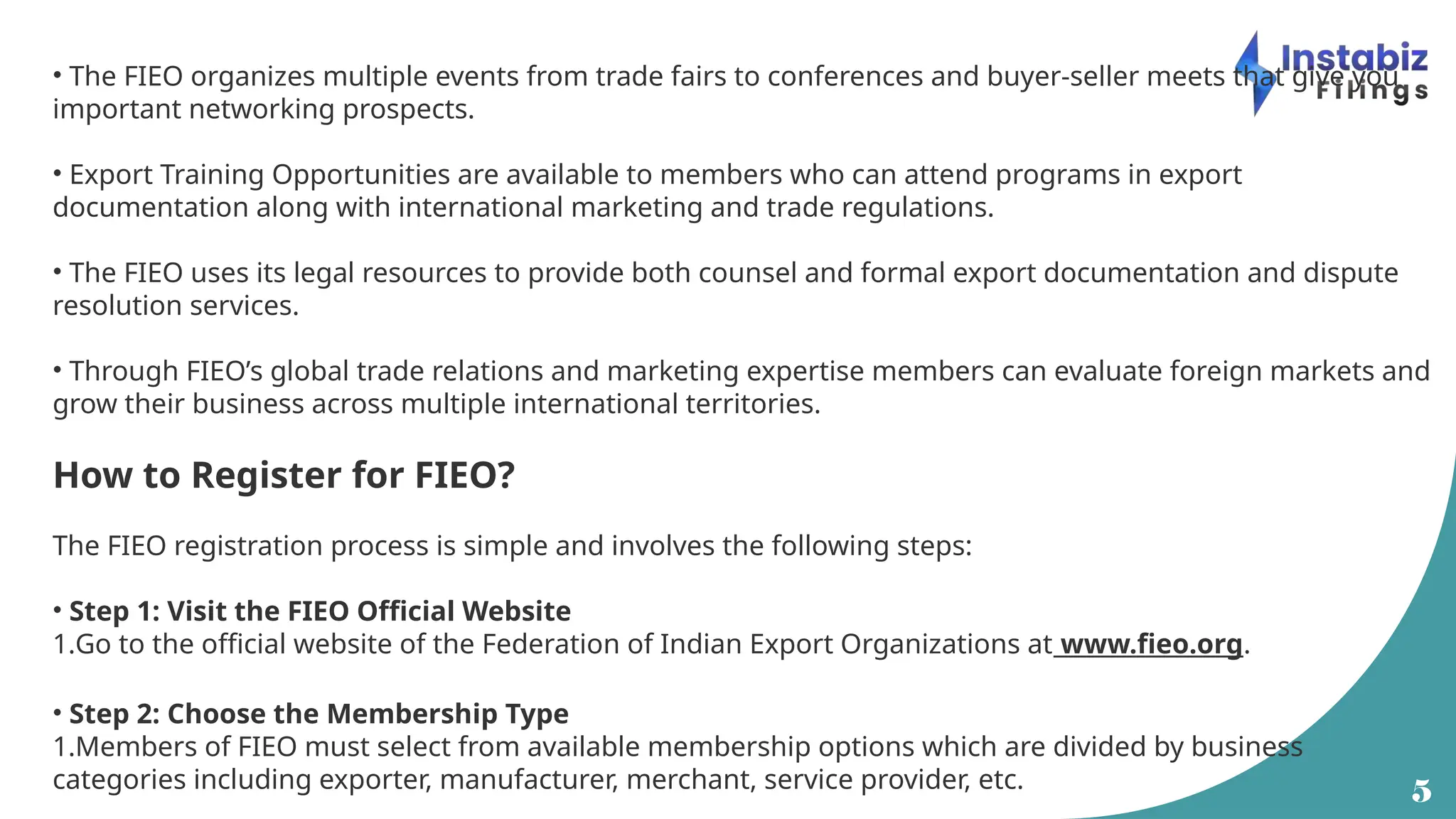 FIEO Registration: A Step-by-Step Approach | PPTX