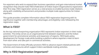 FIEO Registration: A Step-by-Step Approach | PPTX