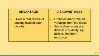 A Critical Analysis of Development Indices | PPTX