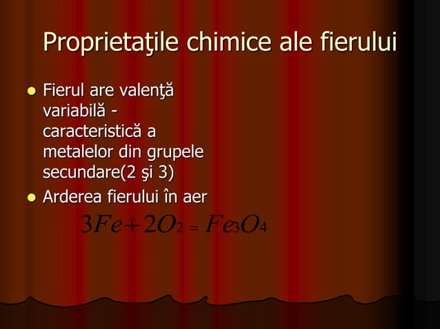 Fierul prezentare power_point | PPTX