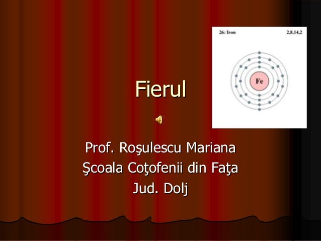 Fierul prezentare power_point