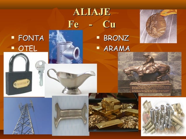 Fierul si cuprul lectie | PPT