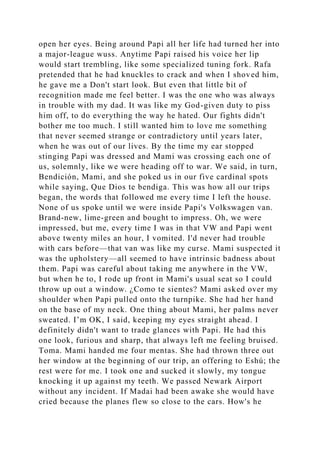 FIESTA, 1980 Junot Díaz Mami’s youngest sister—my tía Yrma—finally m ...