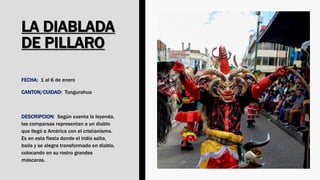 Fiestas populares del ecuador | PPTX