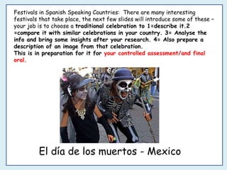 Fiestas hispanas y ca 2 | PPT