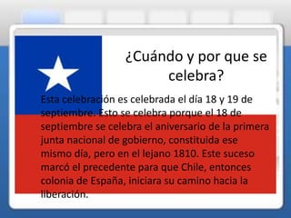 Fiestas patrias kathia drolettb 5° basico | PPTX