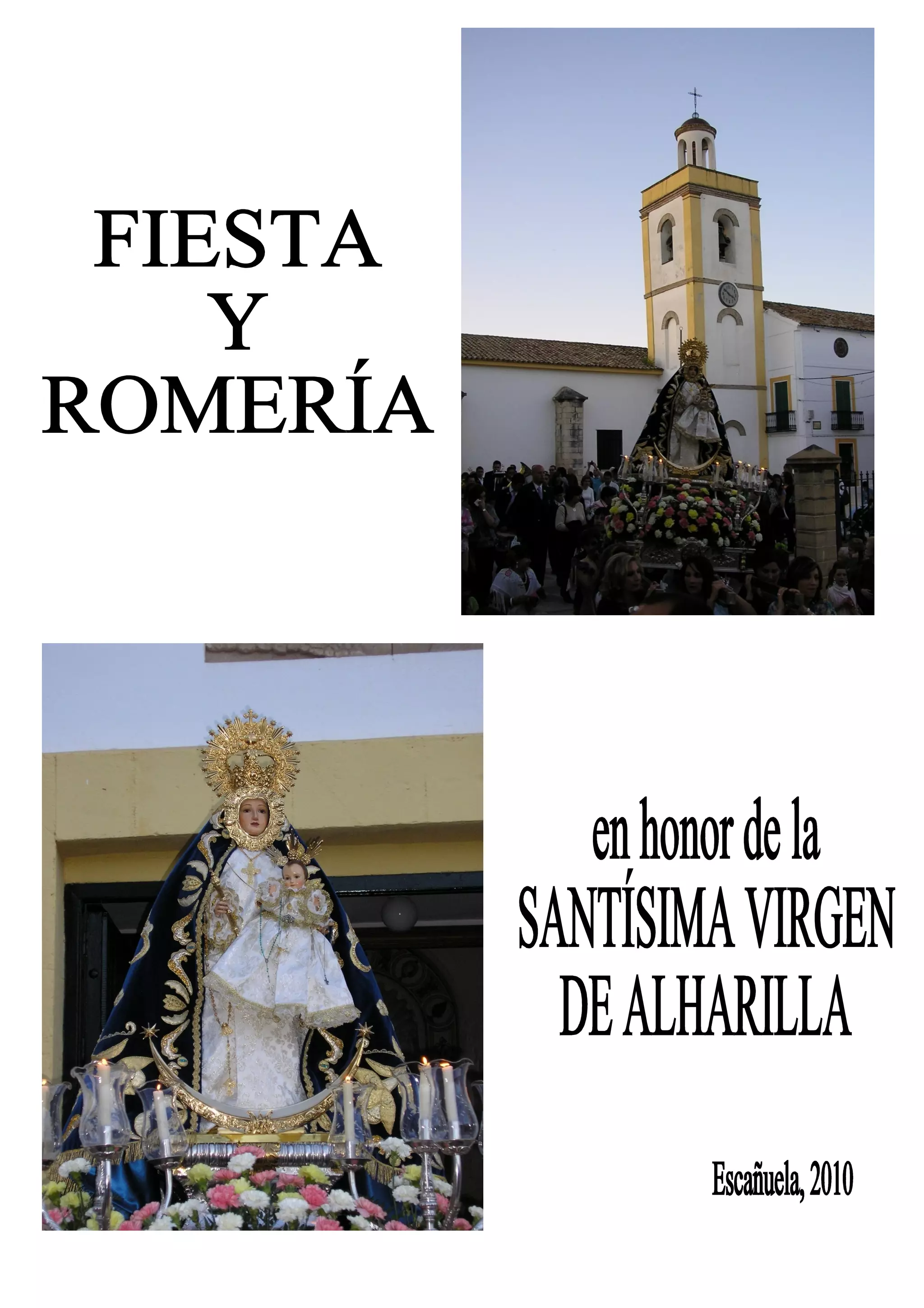 Fiesta y romería de la virgen de alharilla | DOC