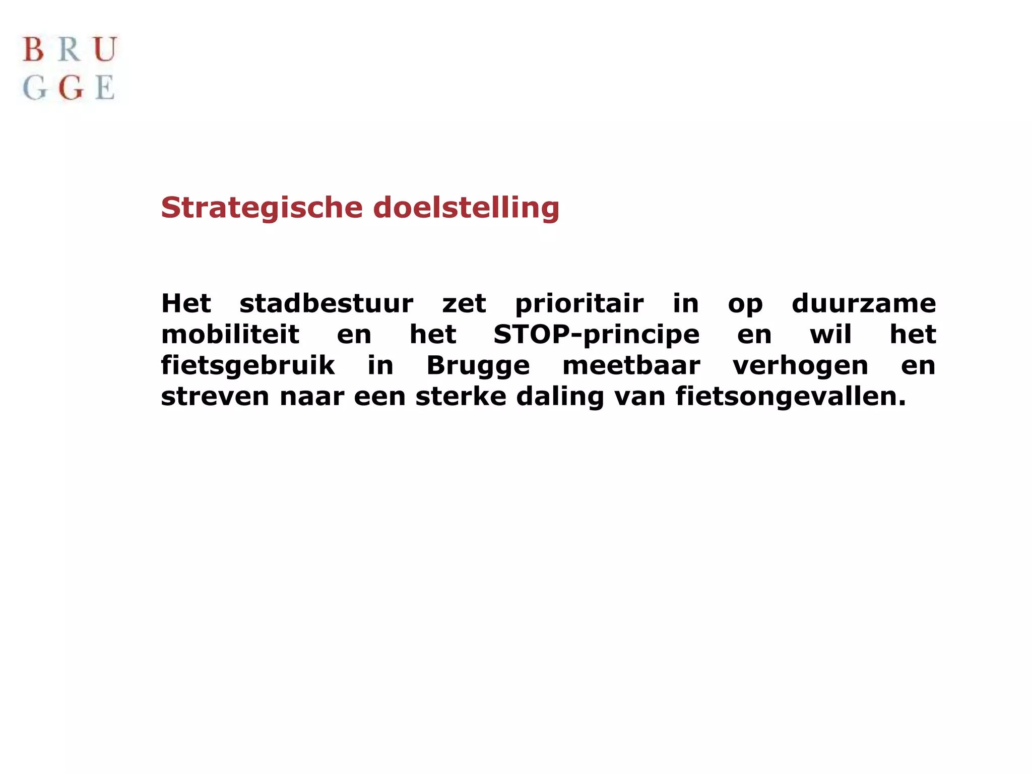 Fietsplan Brugge | PPT