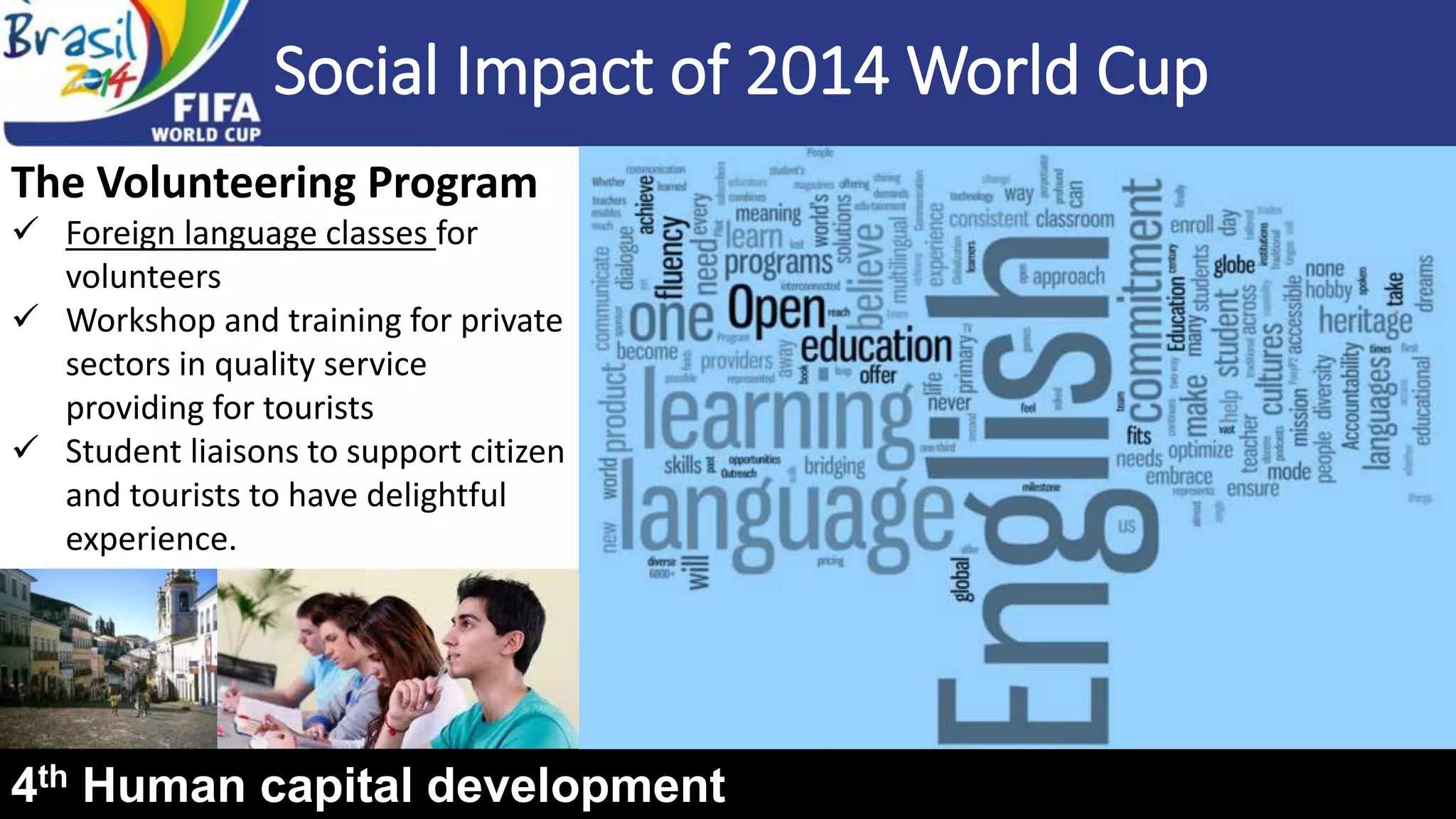 Brazil economic and social impact of world cup 2014 | PPTX