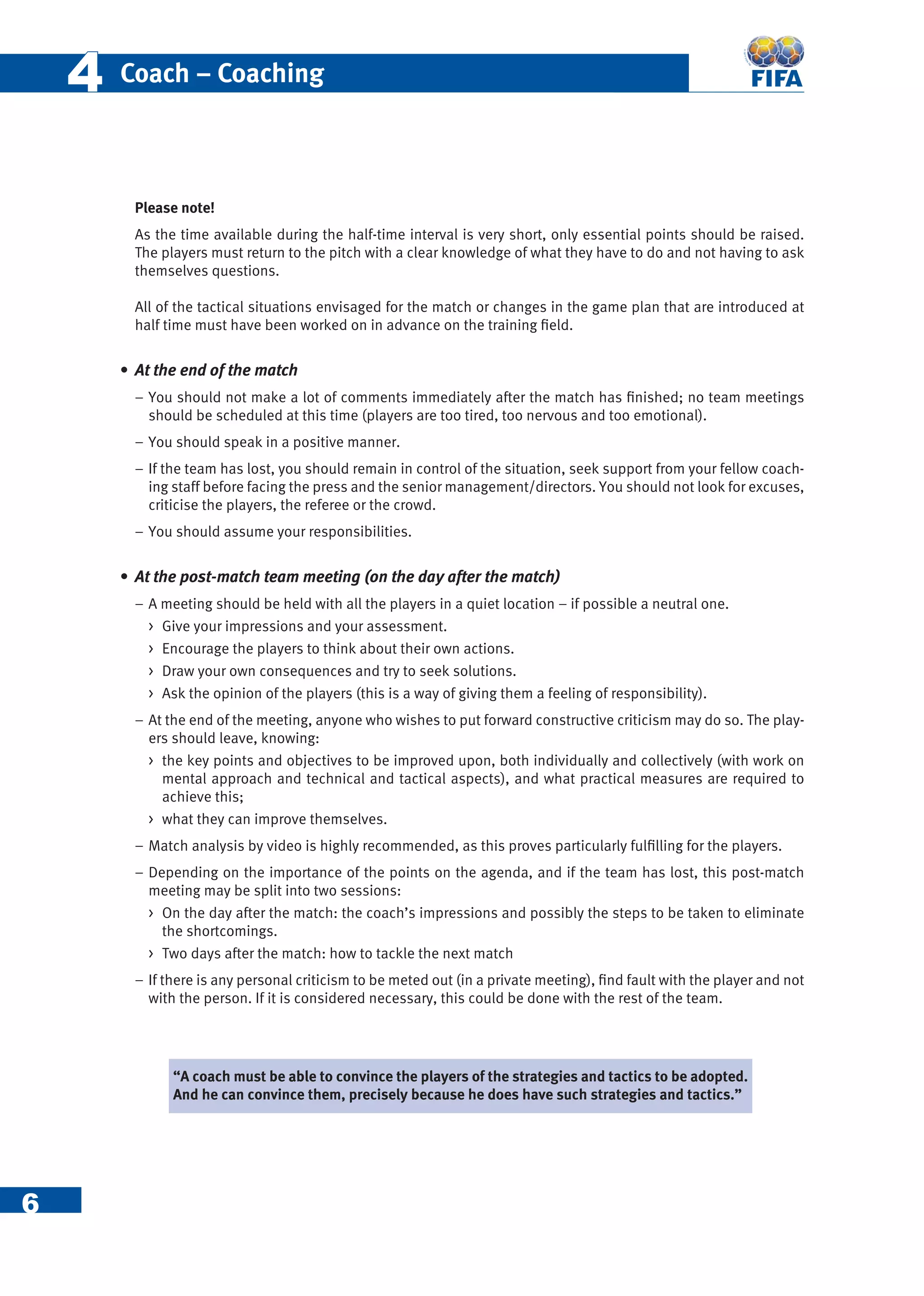 Fifa coaching-manual | PDF