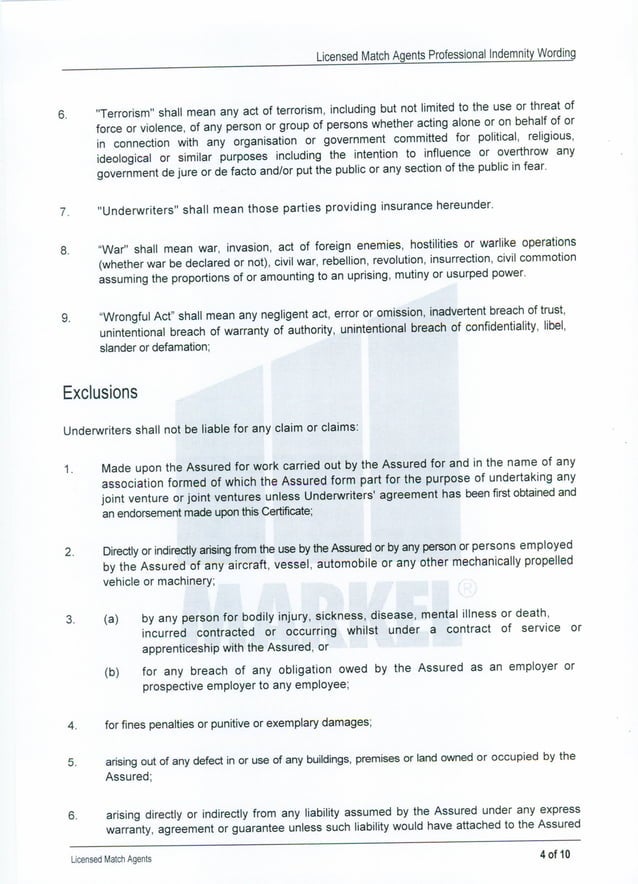 Fifa uefa match agent - wording | PDF