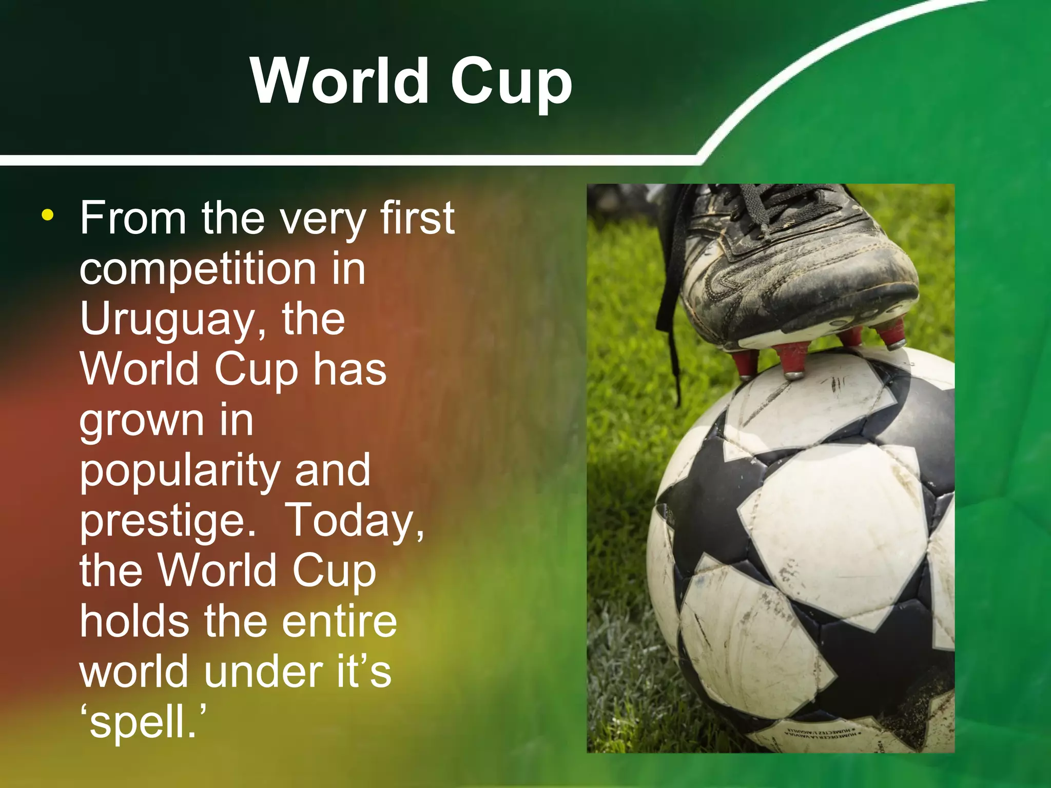 FIFA WORLD CUP | PPT