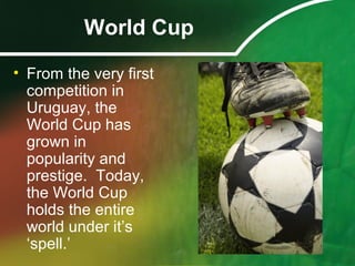 FIFA WORLD CUP | PPT
