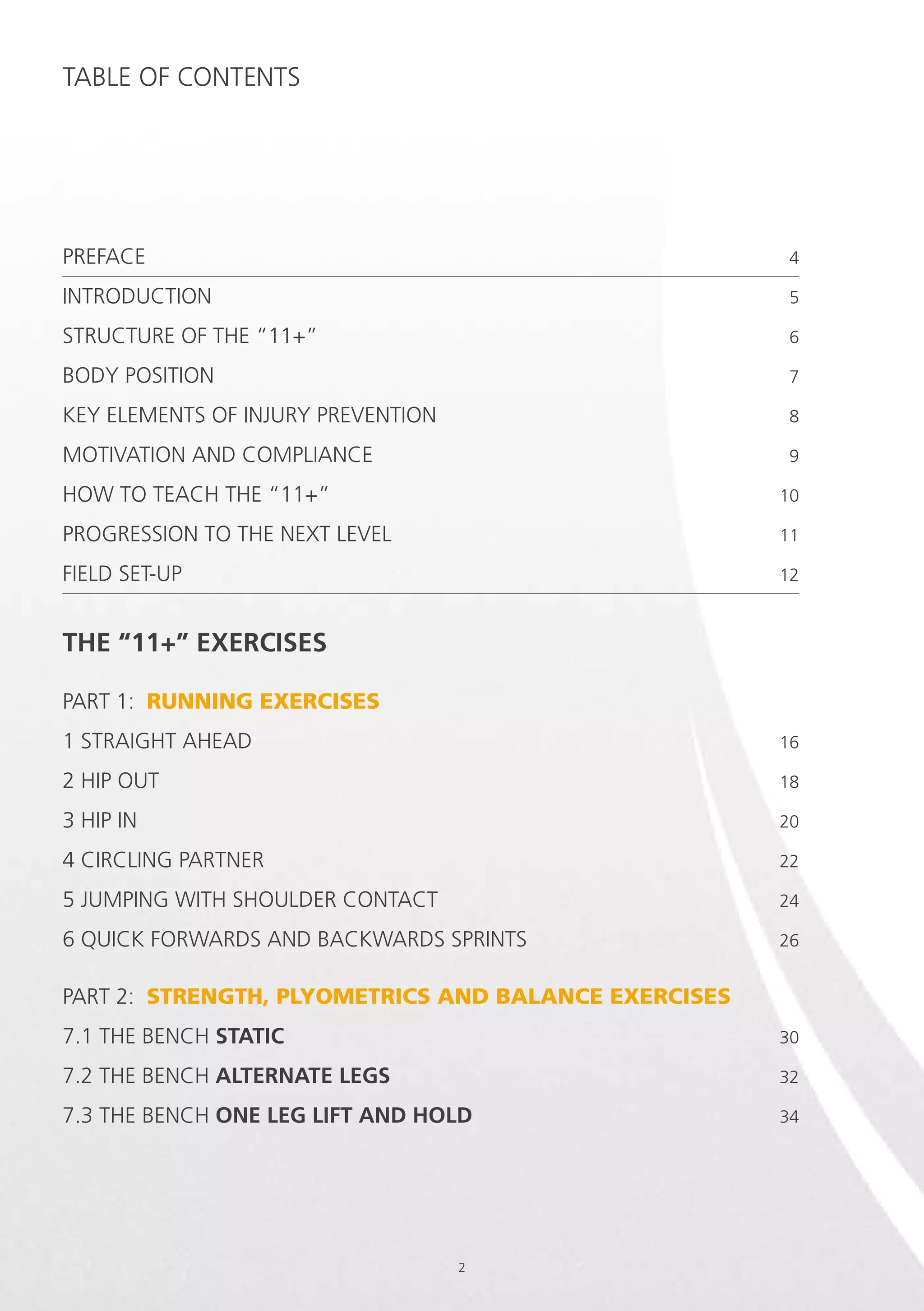 Fifa 11+: Warm-Up to Prevent Injuries | PDF