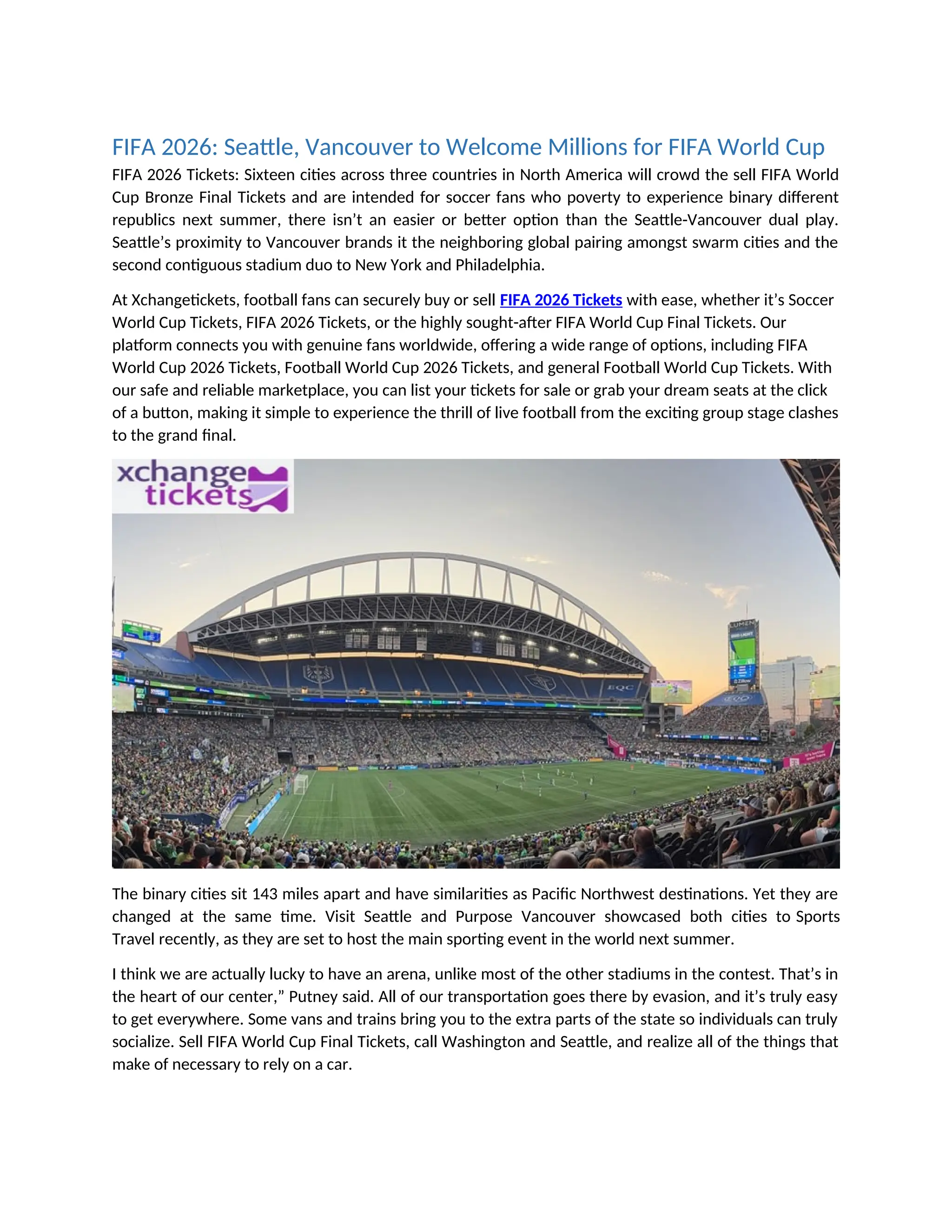 FIFA 2026 Seattle, Vancouver to Welcome Millions for FIFA World Cup.docx