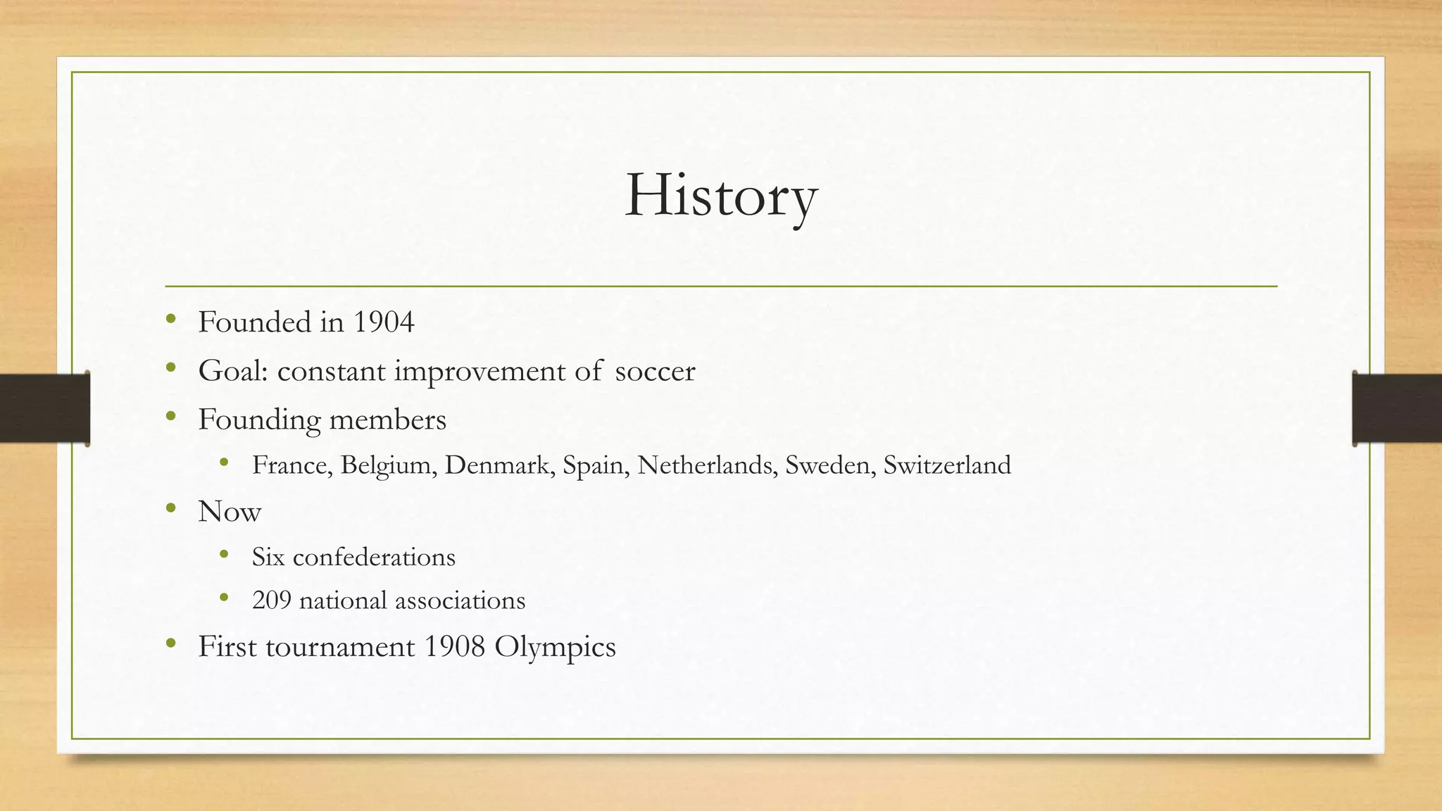 FIFA Company Presentation | PPTX