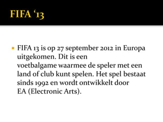 Fifa game | PPT