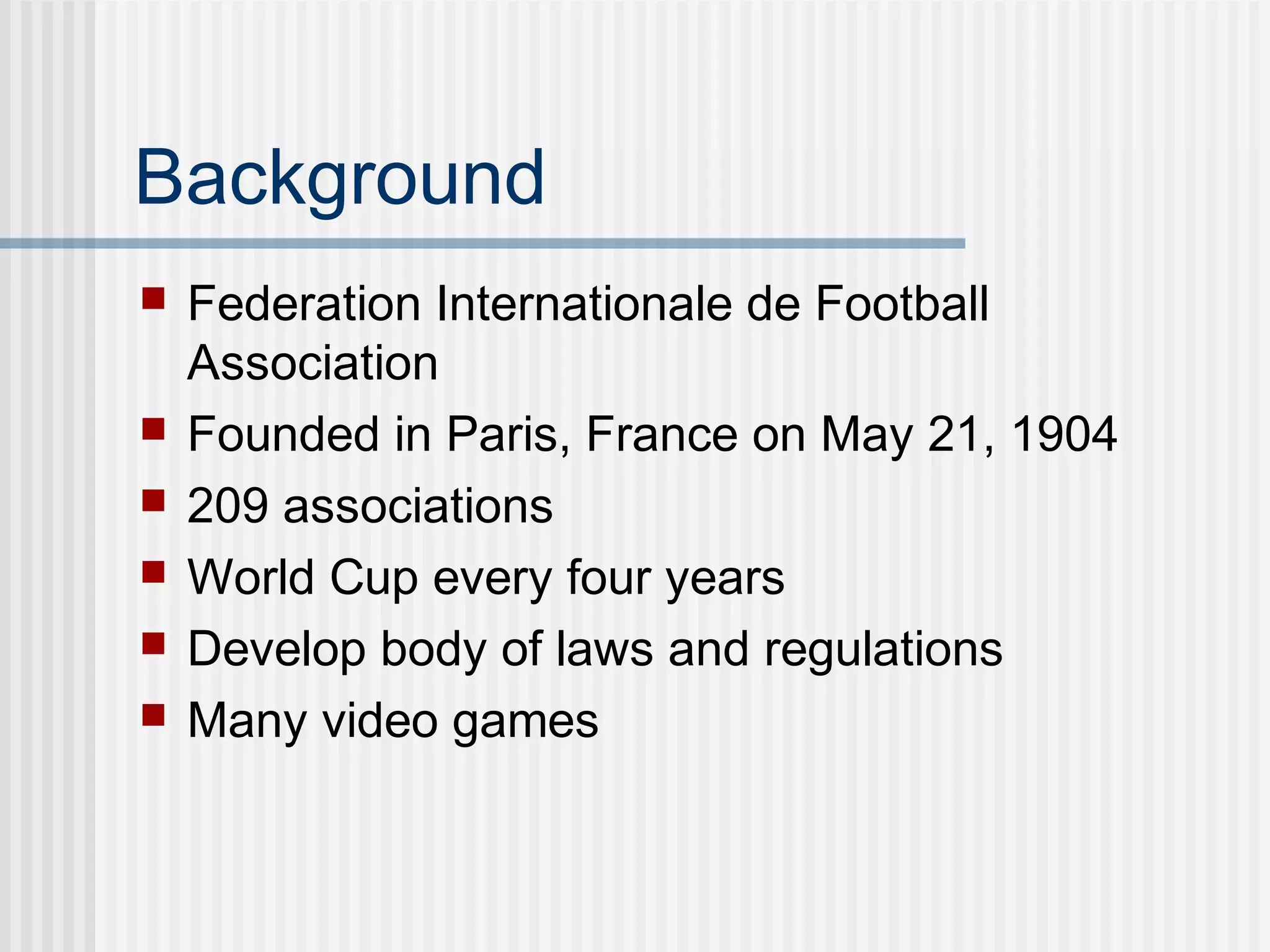 Fifa powerpoint | PPT