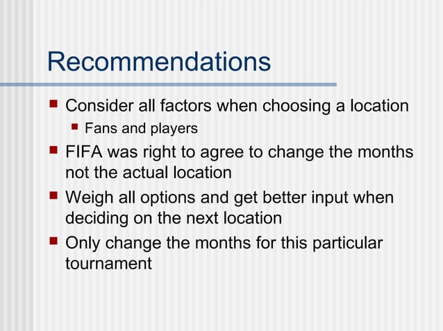 Fifa powerpoint | PPT