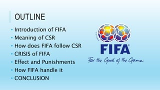 Fifa scam crisis | PPTX | Soccer | Sports