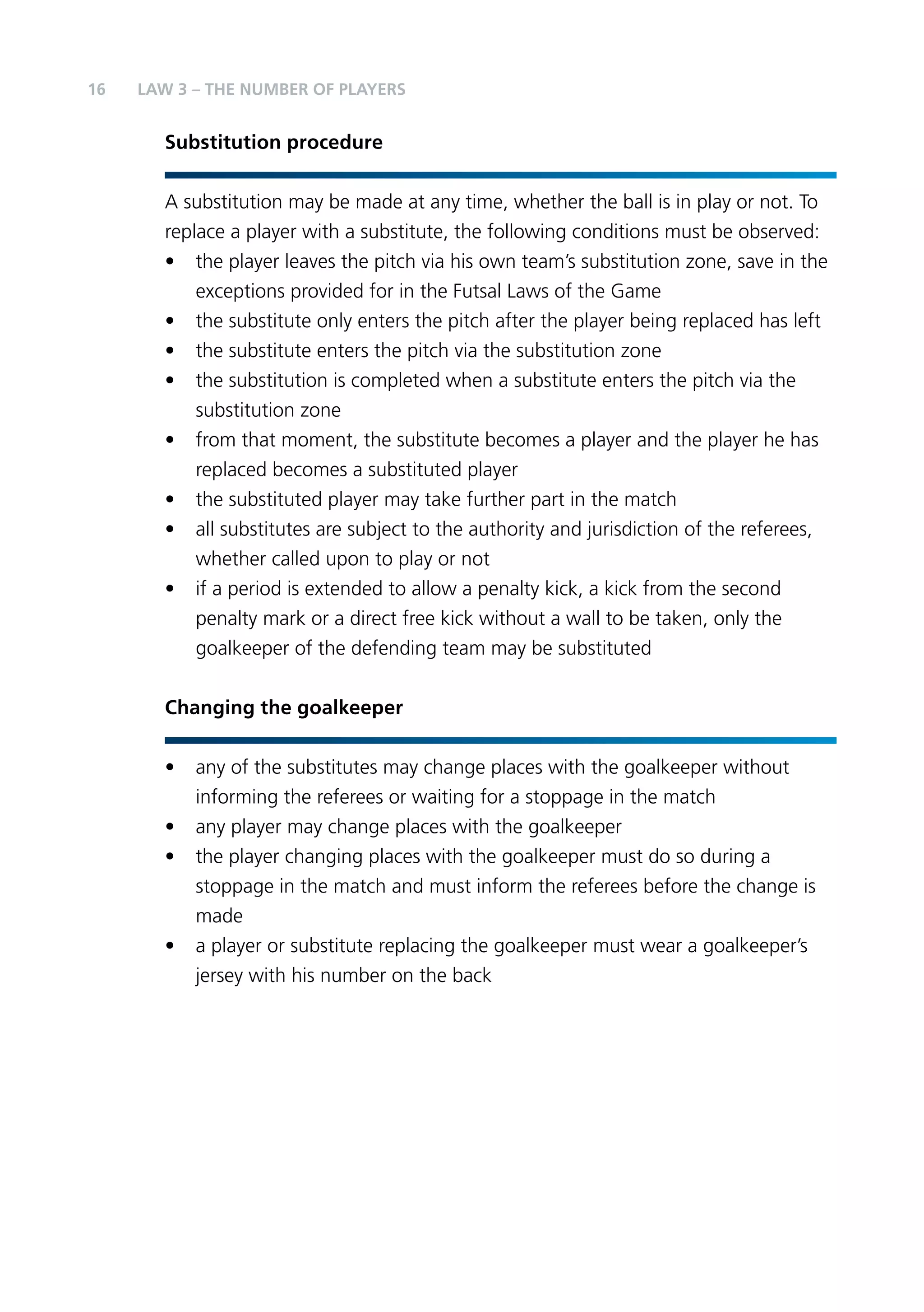 Futsal Regulacy from FIFA | PDF
