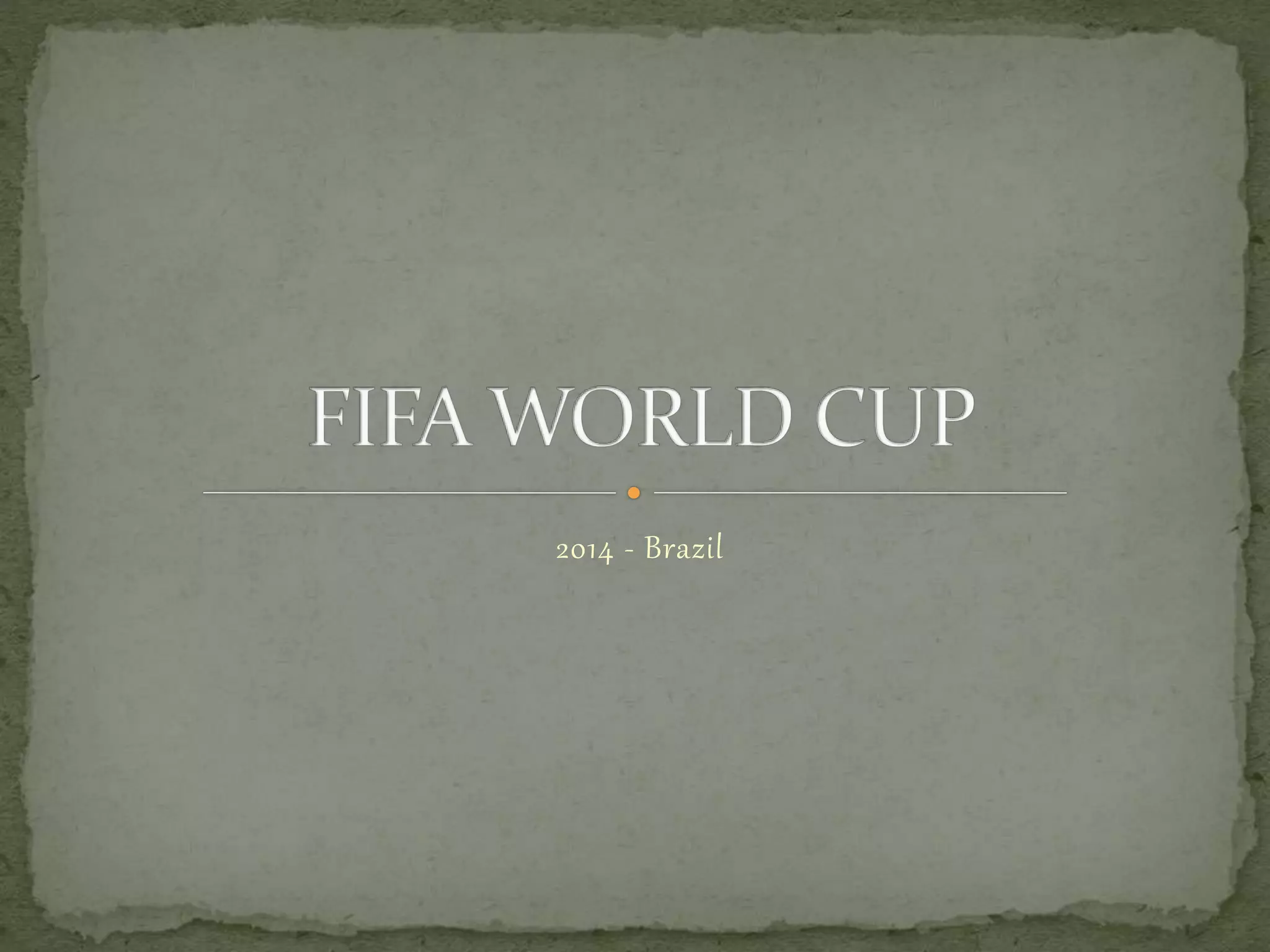 Fifa world cup | PPT