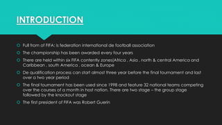 fifa world cup.pptx.pdf | Soccer | Sports