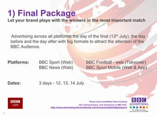 FIFA World Cup 2014 packages - BBC | PDF