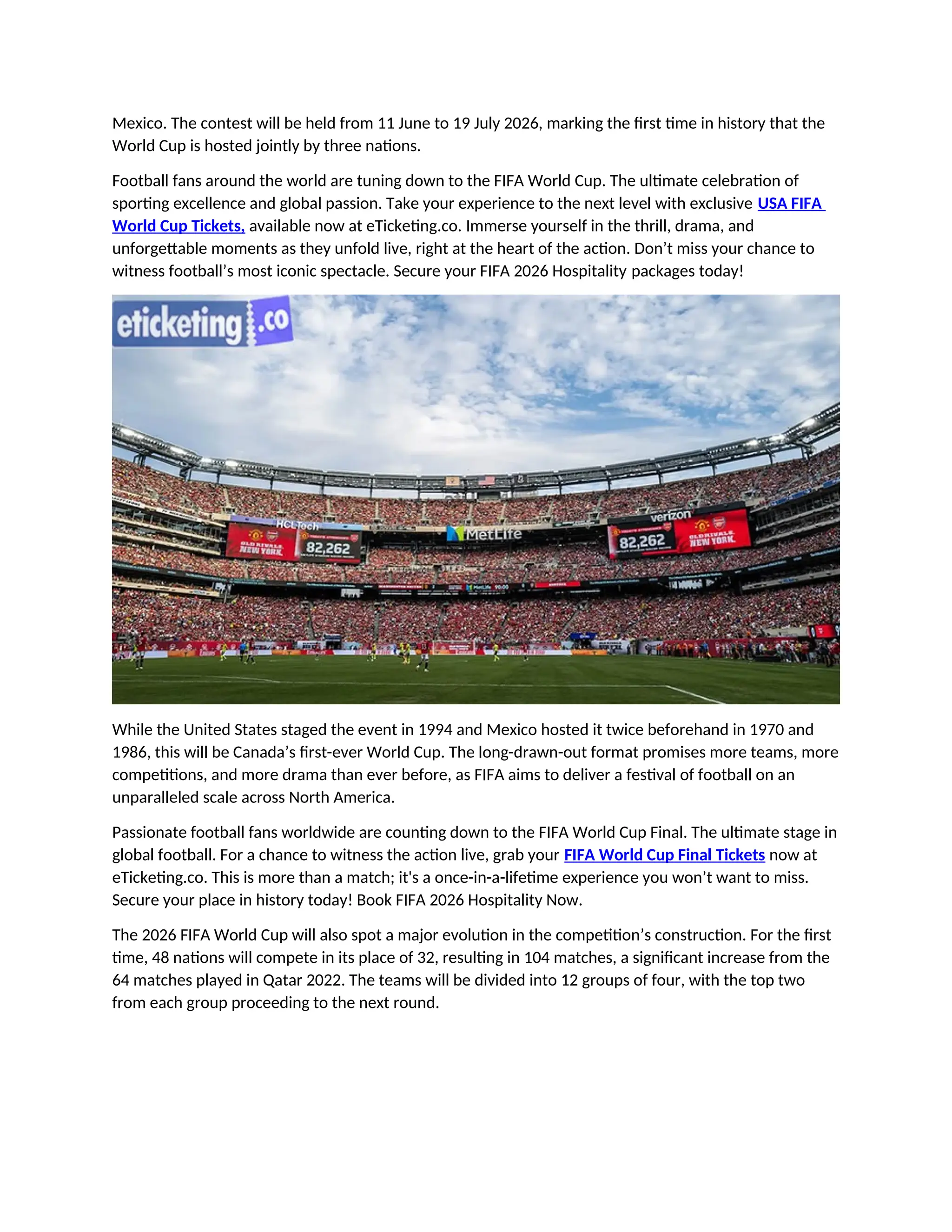 FIFA World Cup Quarter Final Uniting the Continent through the Lovely ...