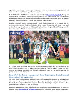 FIFA World Cup Semi Final: Lionel Messi one win from crowning glory ...