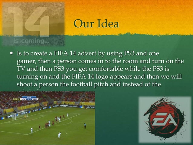 Presentation On FIFA 14 | PPT